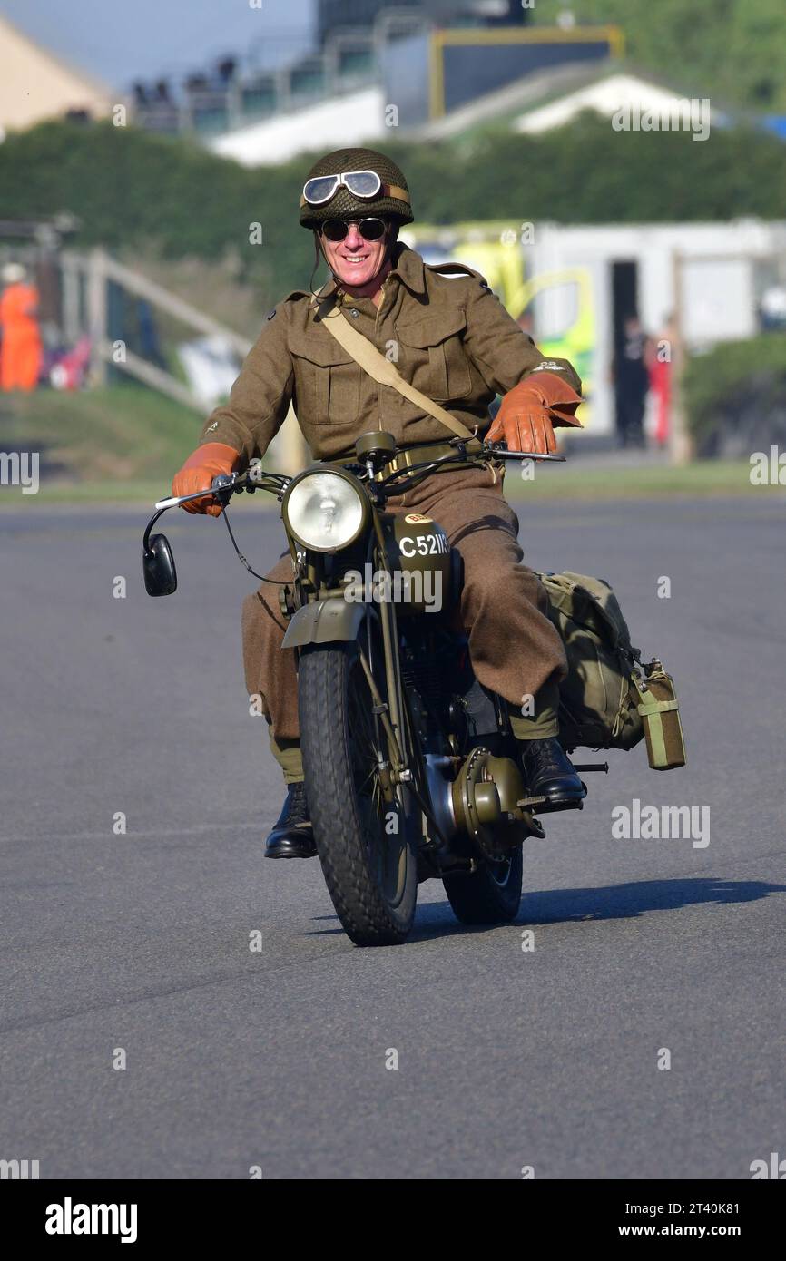 ex-Military BSA, Track Parade - Motorcycle Celebration, circa 200 bikes ...