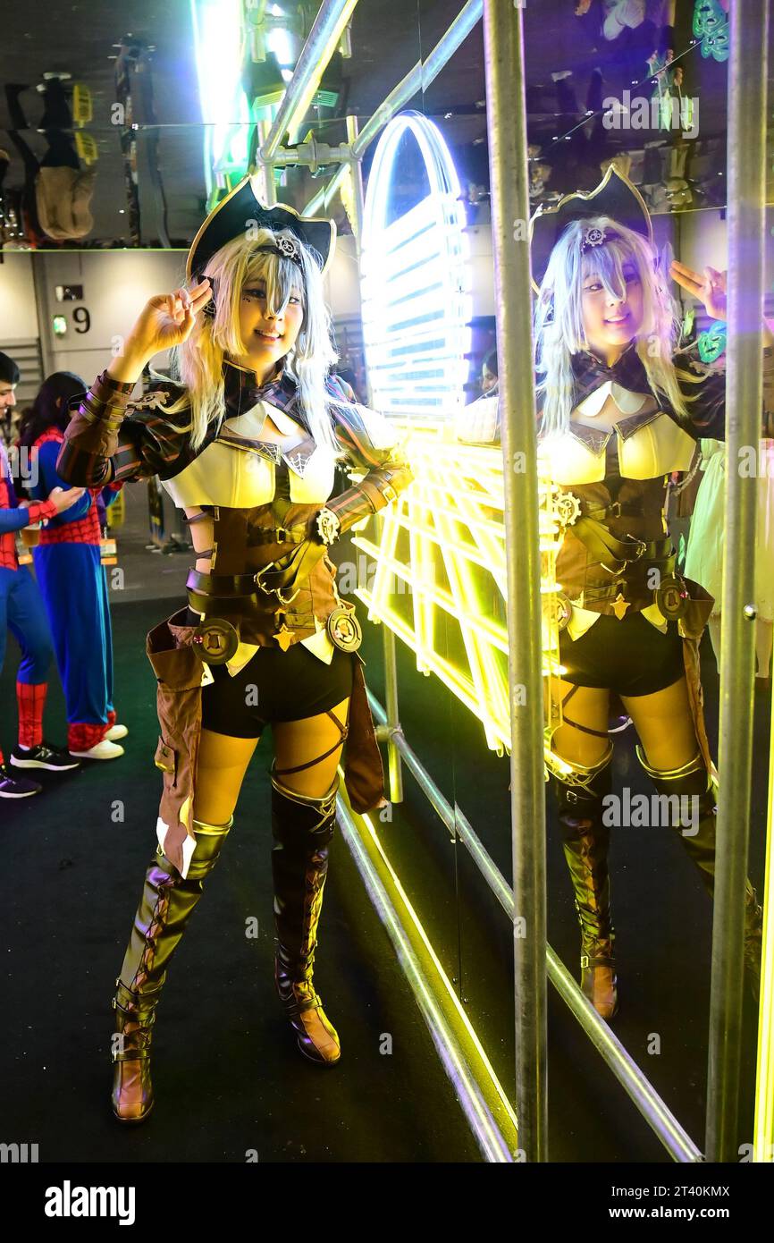 ExCeL London, UK, 27th October 2023. MCM Comic Con London 2023 at ExCeL ...