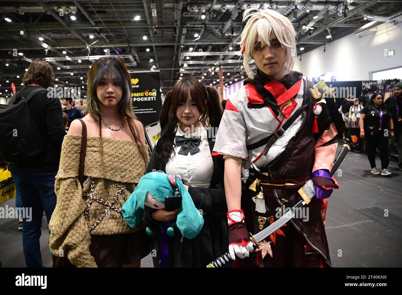 ExCeL London, UK, 27th October 2023. MCM Comic Con London 2023 at ExCeL ...