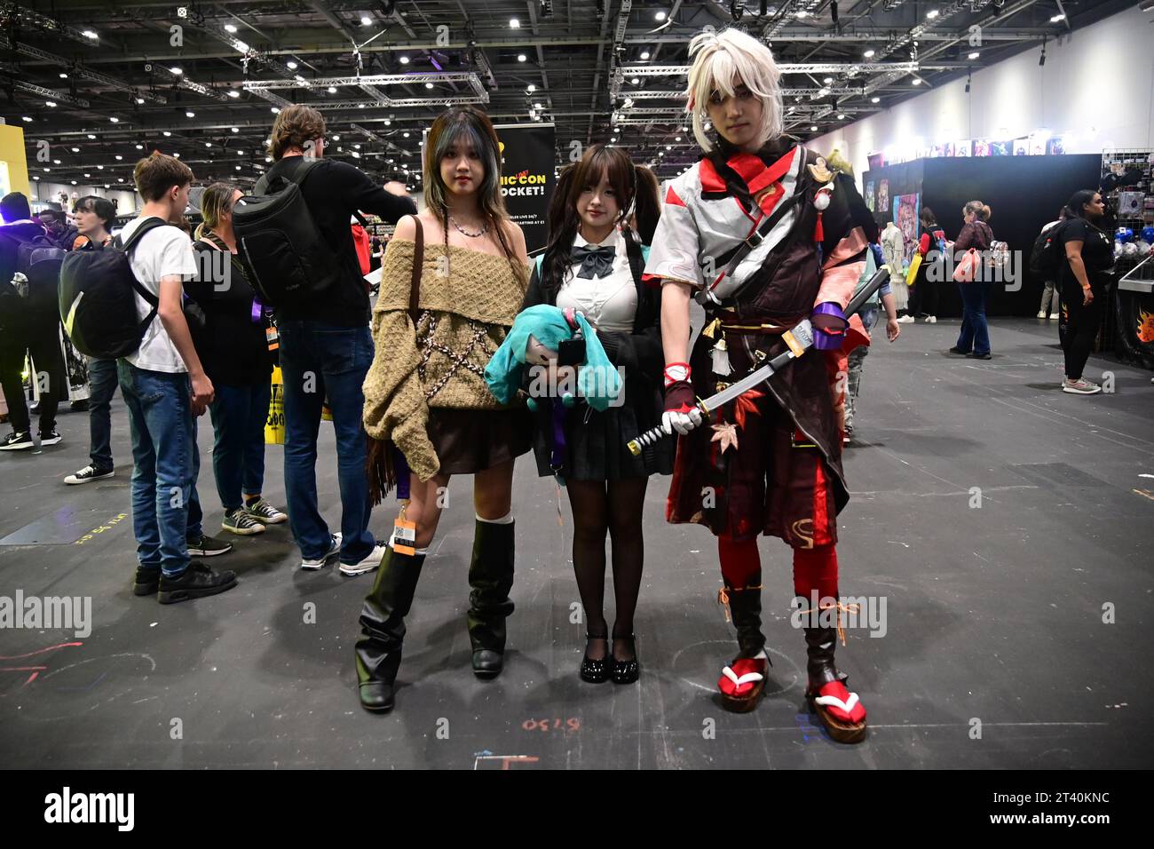ExCeL London, UK, 27th October 2023. MCM Comic Con London 2023 at ExCeL ...