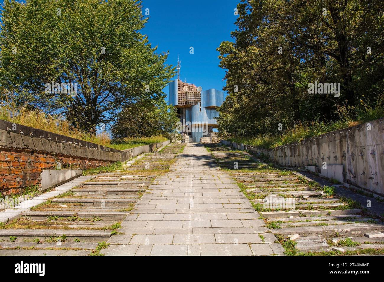 The derelict Yugoslav-era WW2 partisan Monument to the Uprising of ...
