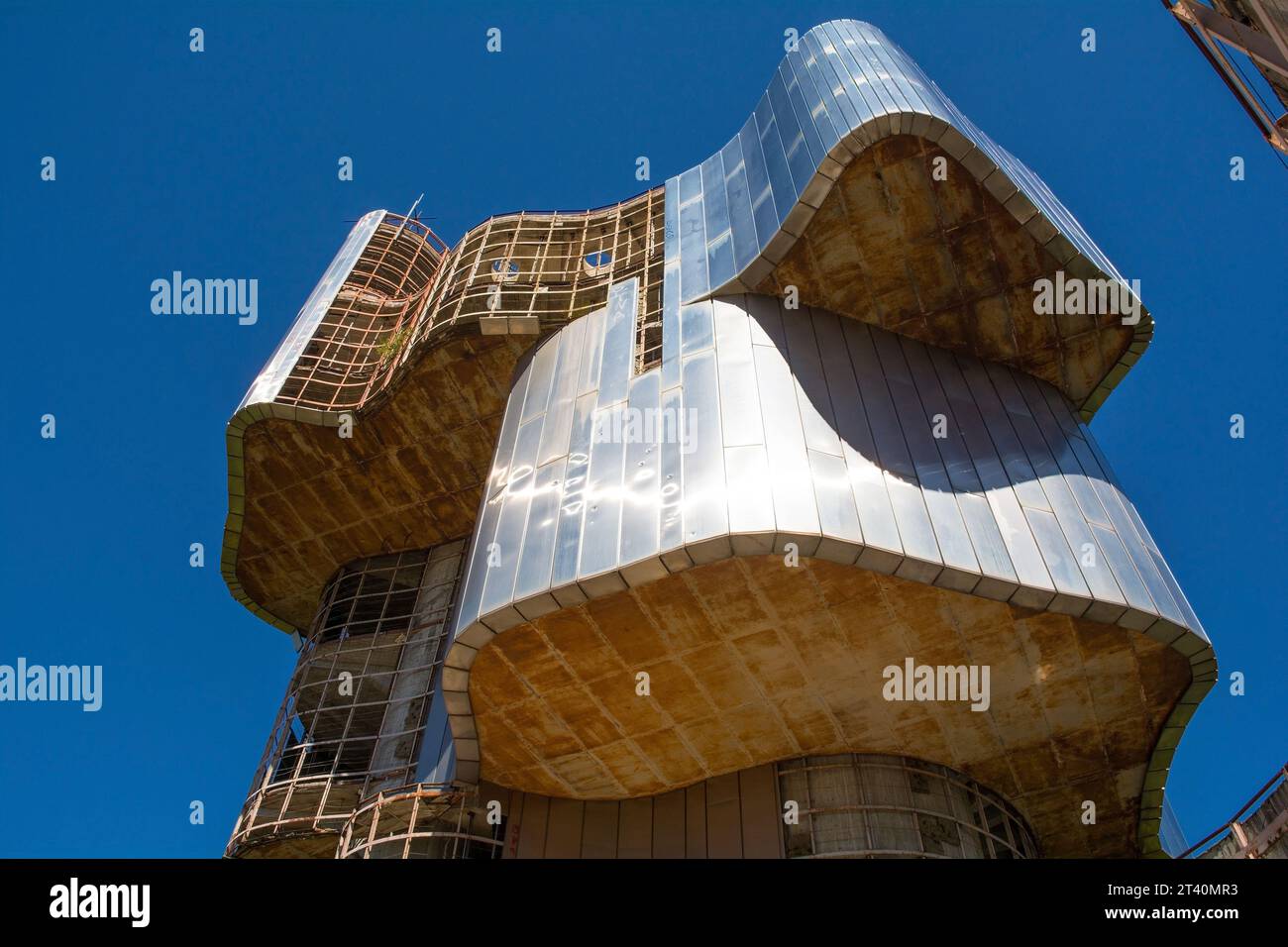 The derelict Yugoslav-era WW2 partisan Monument to Uprising of the ...