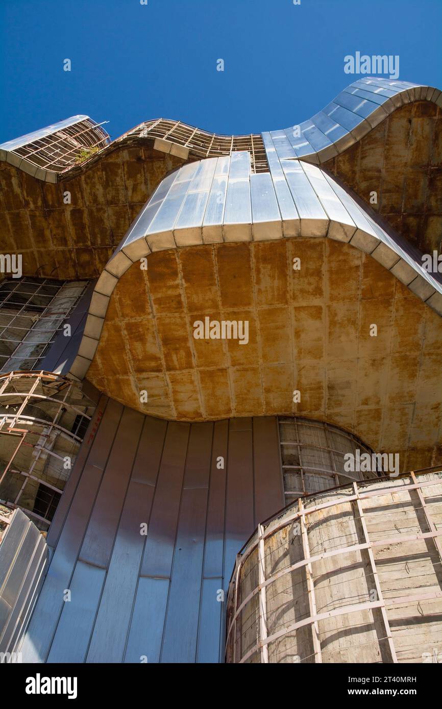 The derelict Yugoslav-era WW2 partisan Monument to Uprising of the ...