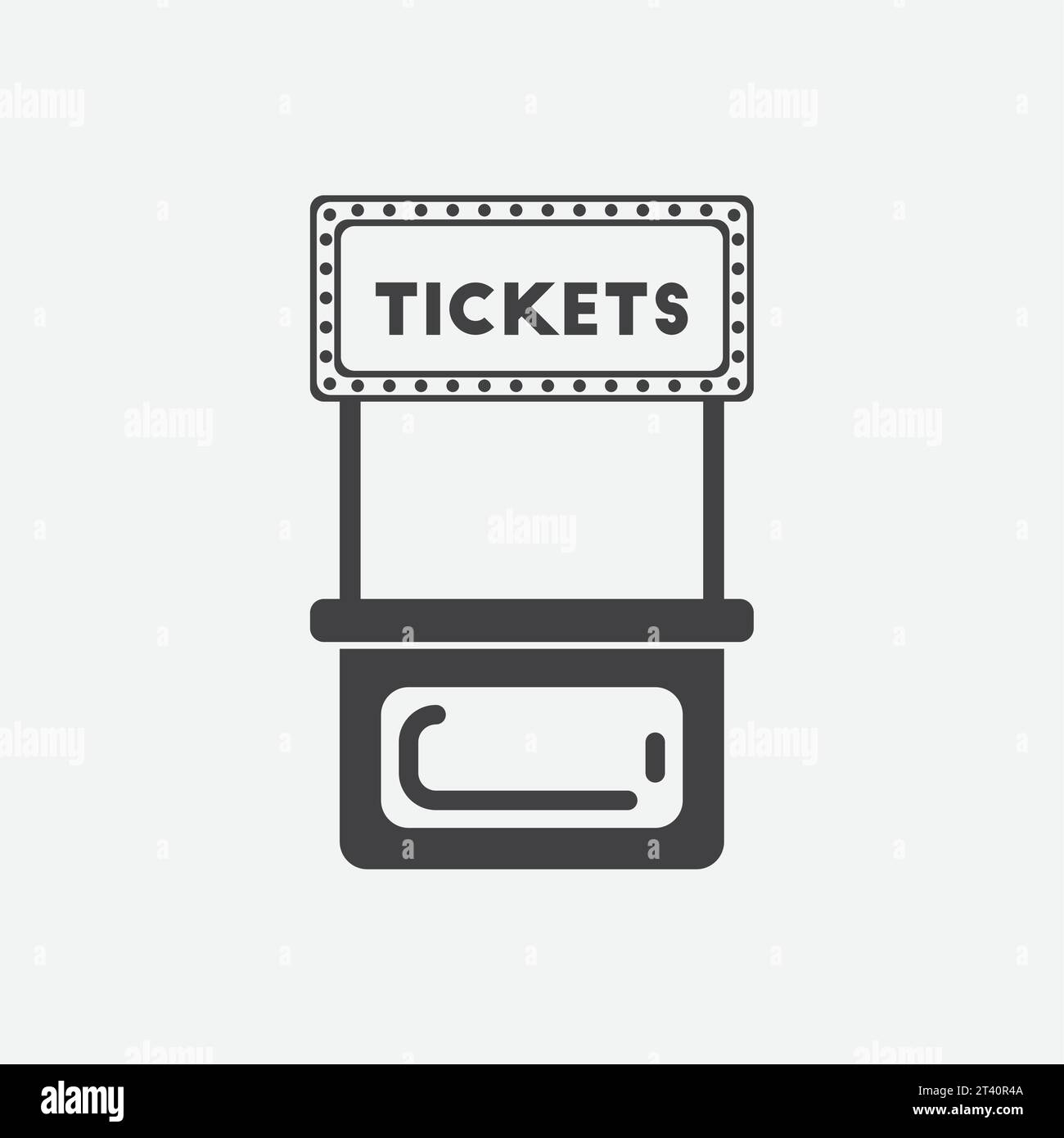 Vintage cinema ticket booth Black and White Stock Photos & Images - Alamy