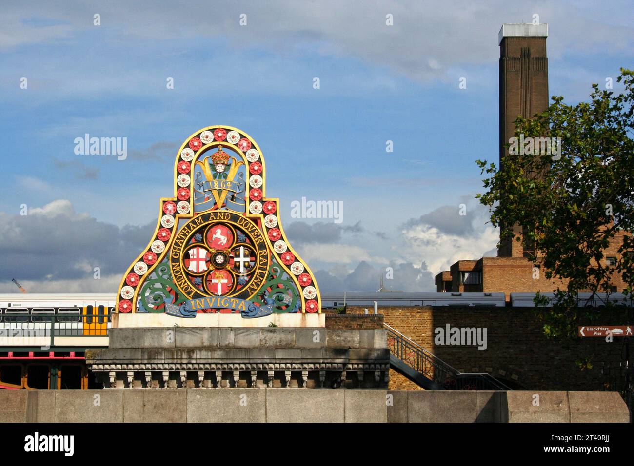 Old insignia from the London Chatham and Dover Railway to inaugurate ...