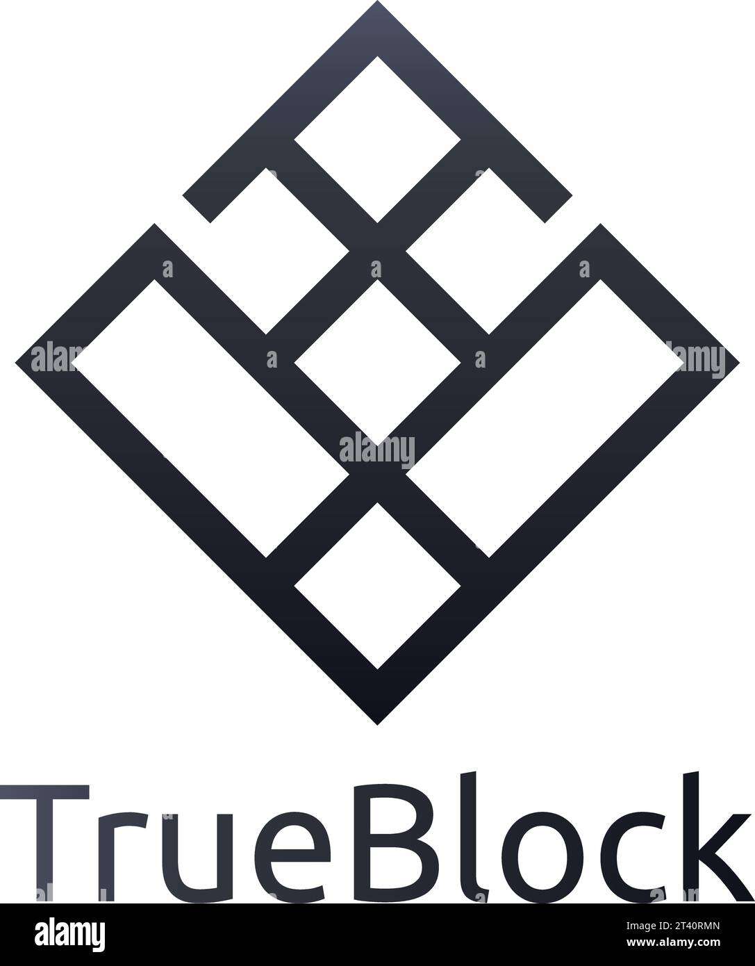 Abstract alphabet letter v logo icon floor tile Vector Image Stock ...