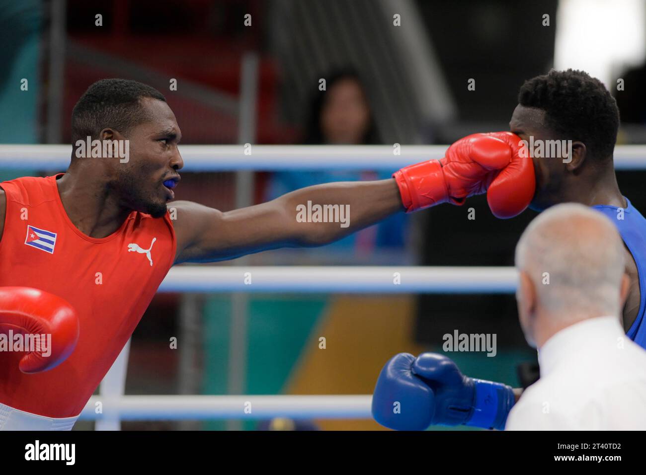 Santiago, Chile. 27th Oct, 2023. Marley Machado from the Brazilian ...