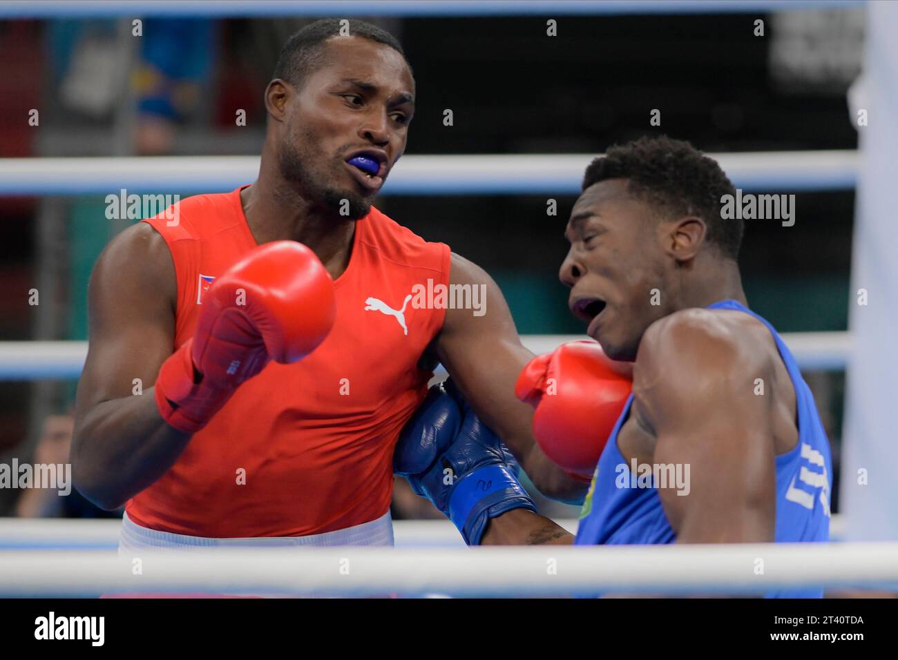 Santiago, Chile. 27th Oct, 2023. Marley Machado from the Brazilian ...