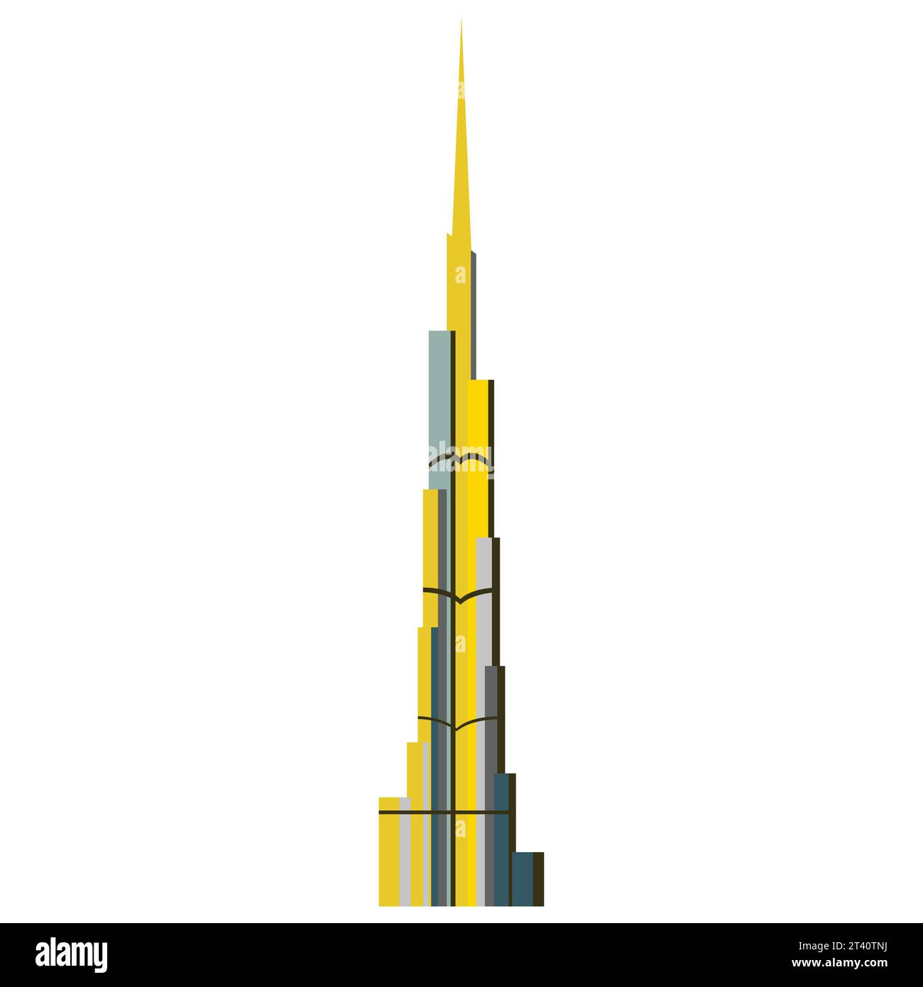 Burj khalifa dubai Cut Out Stock Images & Pictures - Alamy
