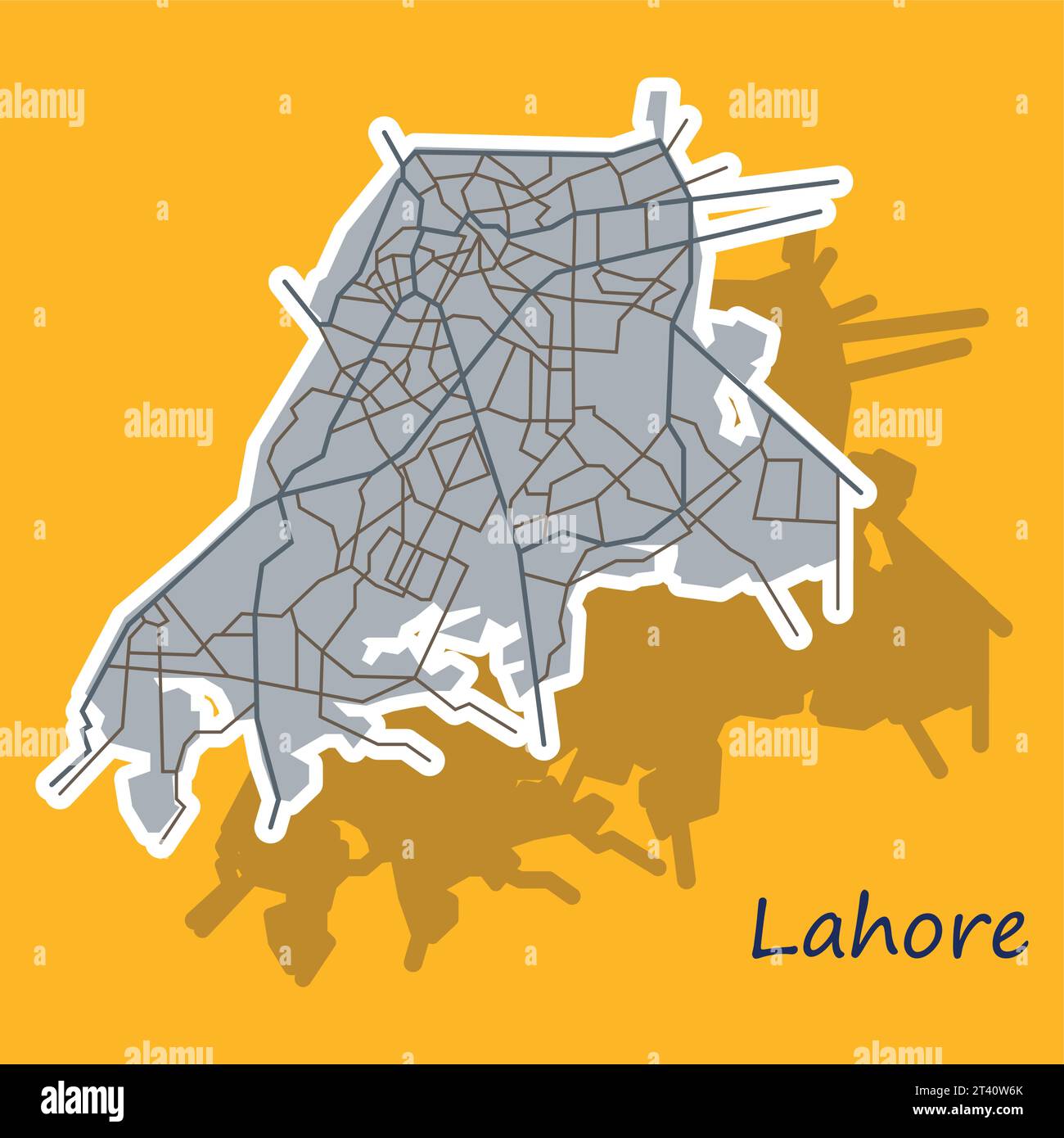 Old punjab map hi-res stock photography and images - Alamy
