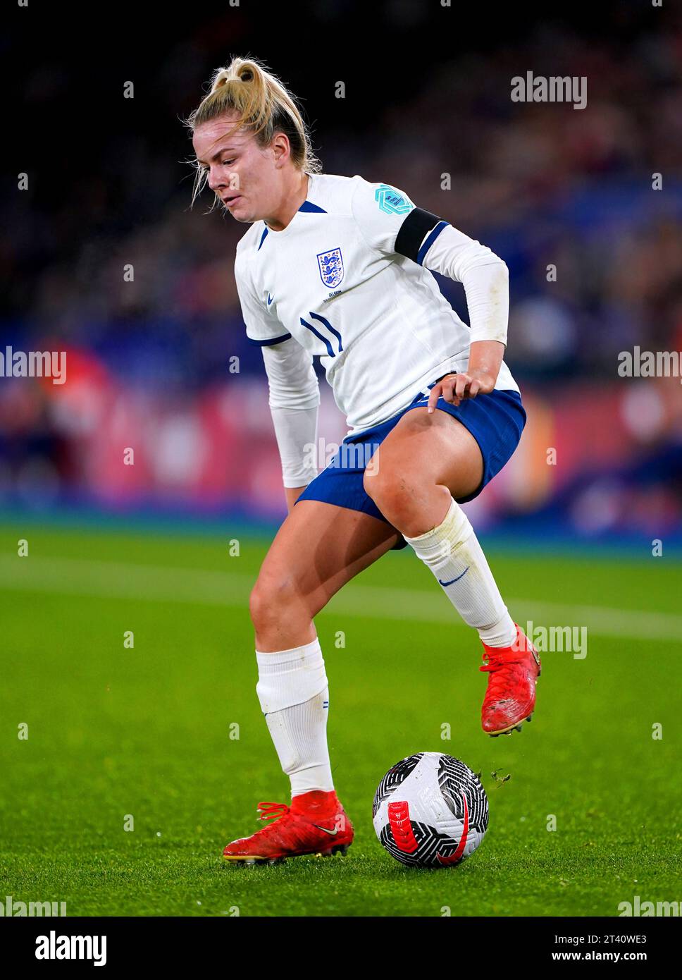 England's Lauren Hemp during the UEFA Women's Nations League Group A1 ...