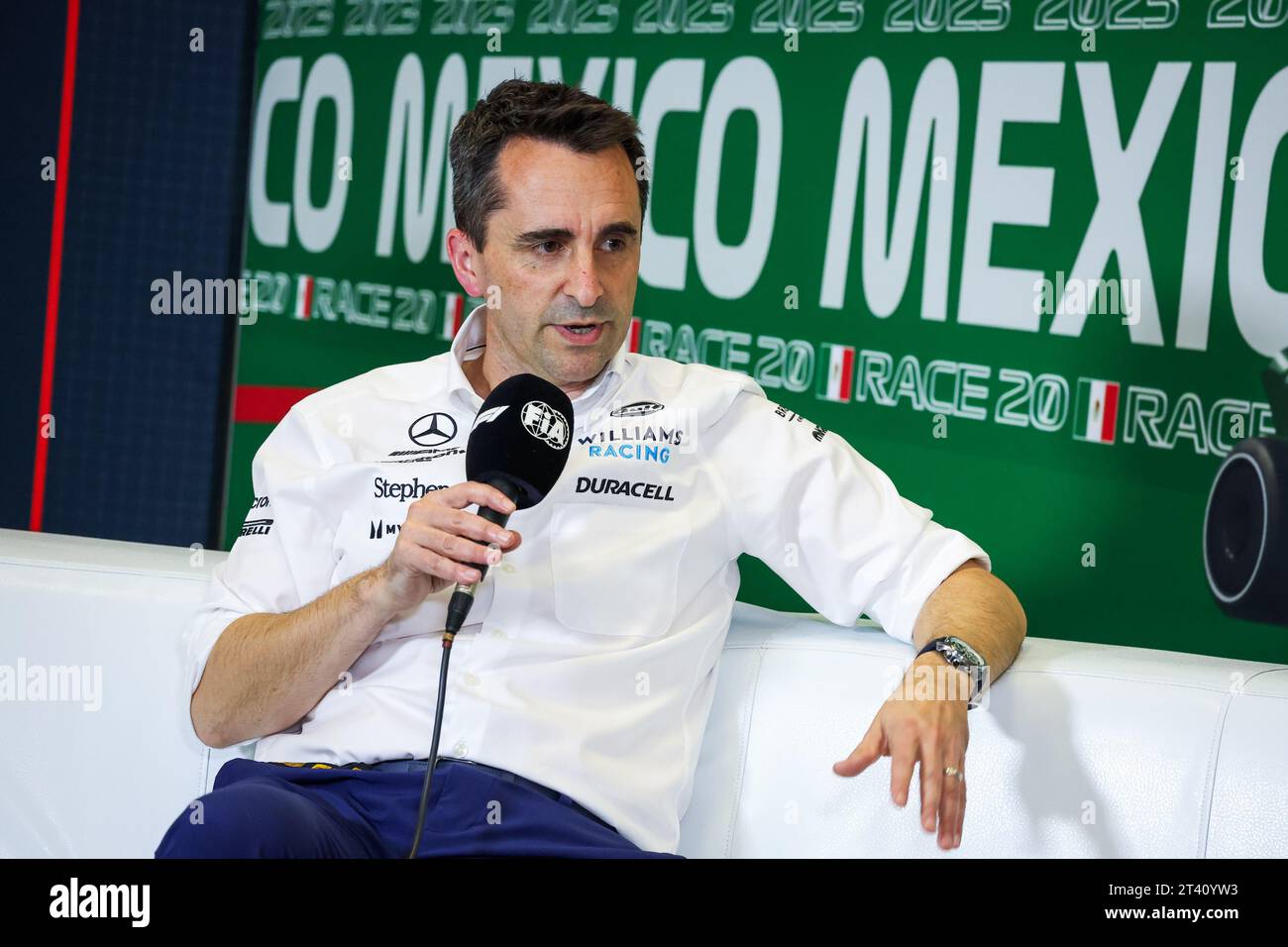 Press conference: ROBSON Dave, Williams F1 Team, portrait, during the ...