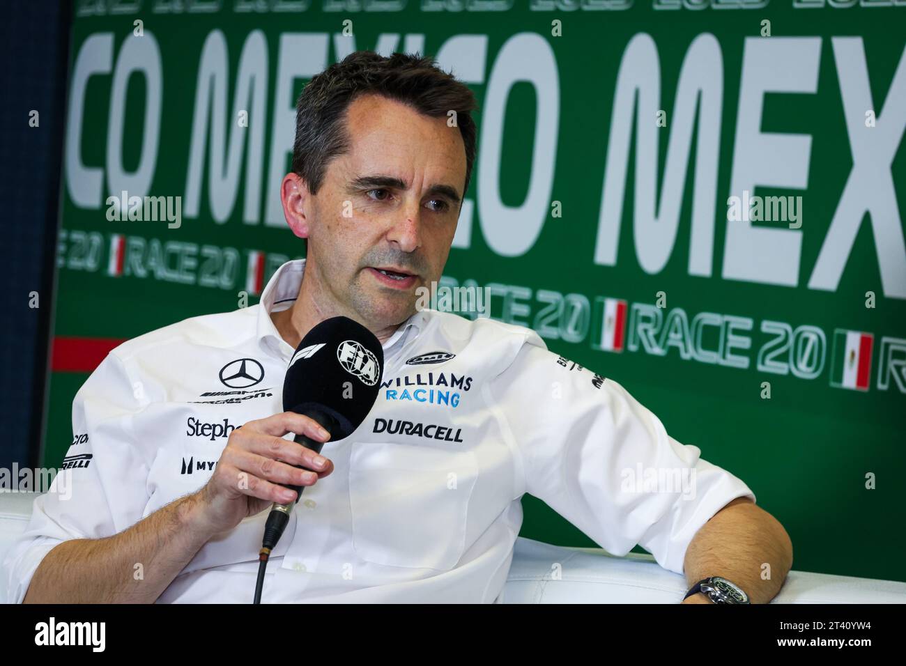Press conference: ROBSON Dave, Williams F1 Team, portrait, during the ...
