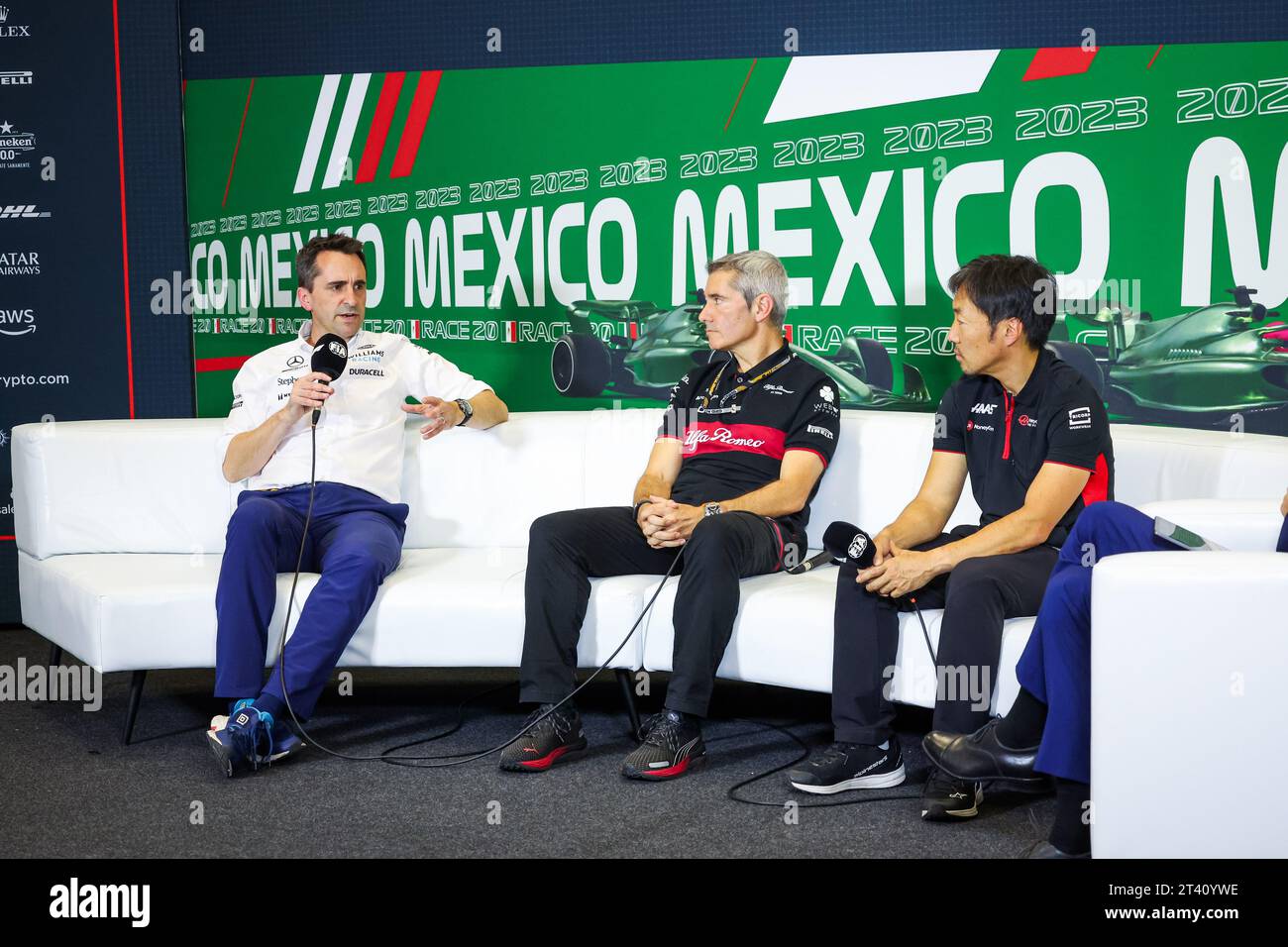 Mexico City, Mexique. 27th Oct, 2023. Press conference: ROBSON Dave ...