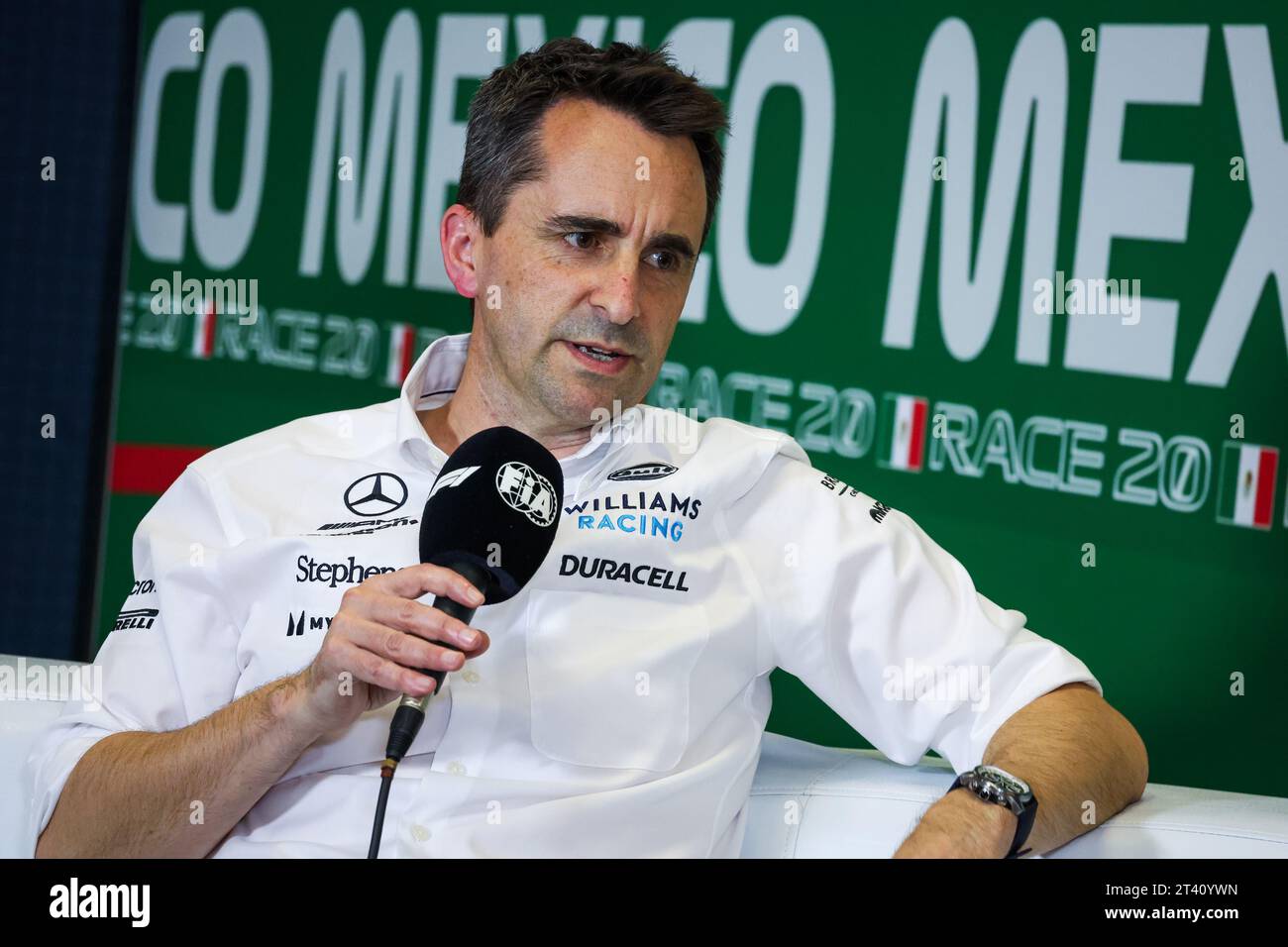 Press conference: ROBSON Dave, Williams F1 Team, portrait, during the ...