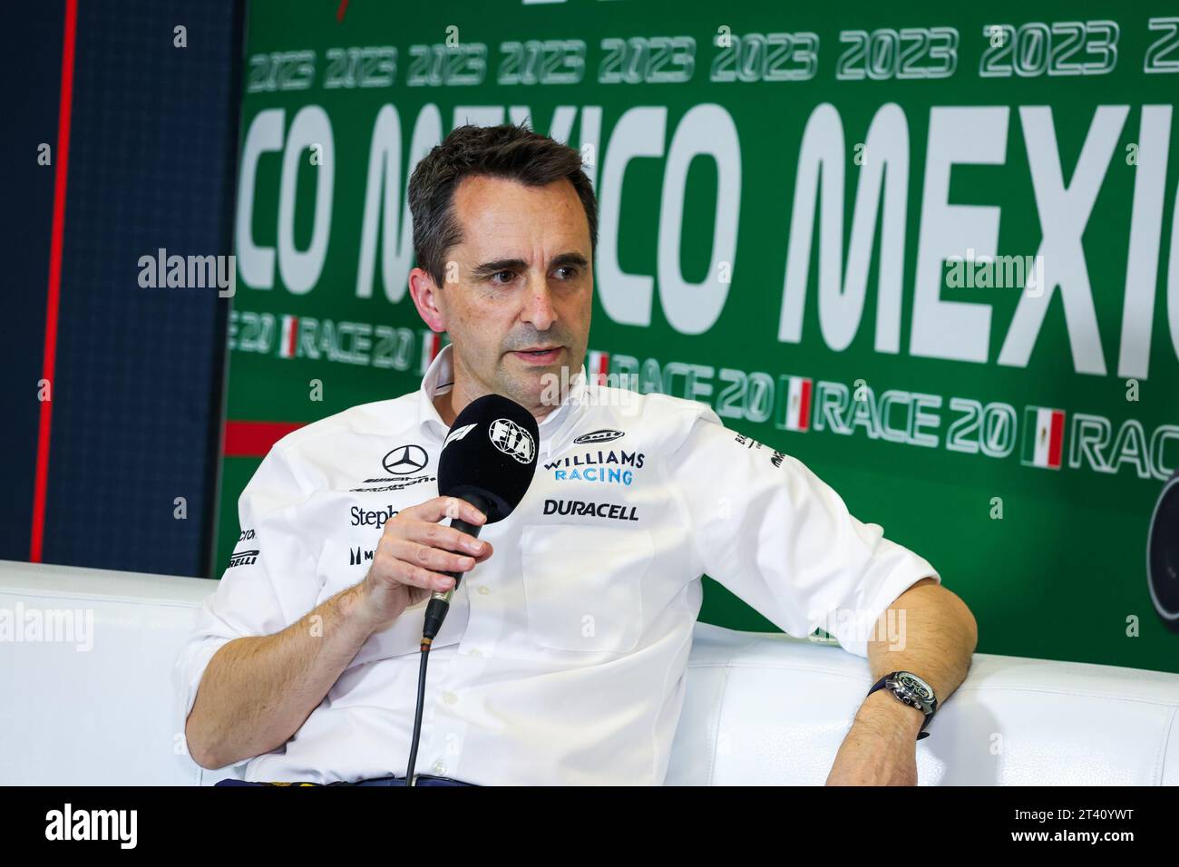 Press conference: ROBSON Dave, Williams F1 Team, portrait, during the ...