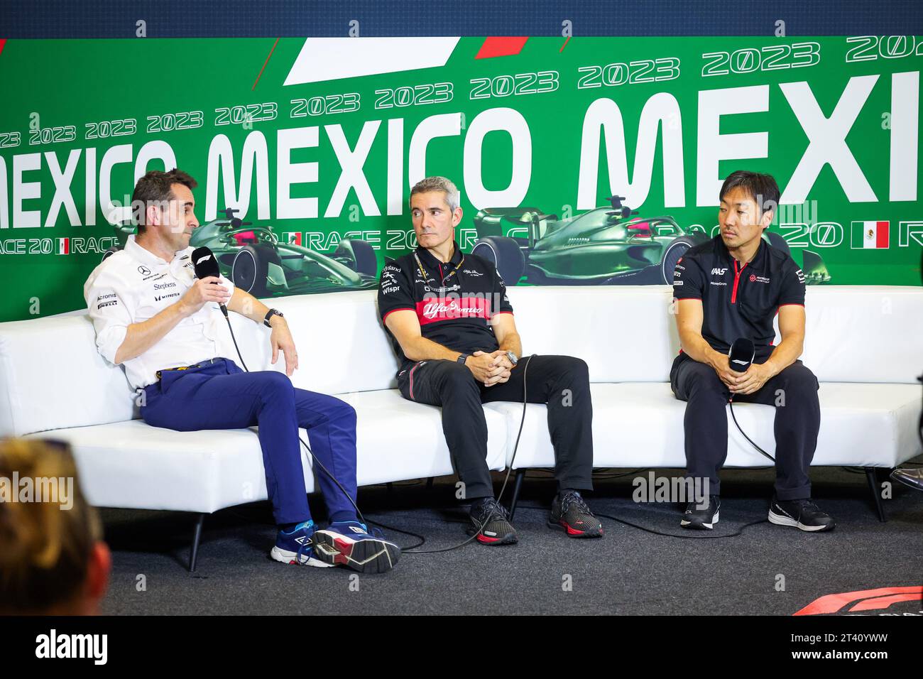 Mexico City, Mexique. 27th Oct, 2023. Press conference: ROBSON Dave ...