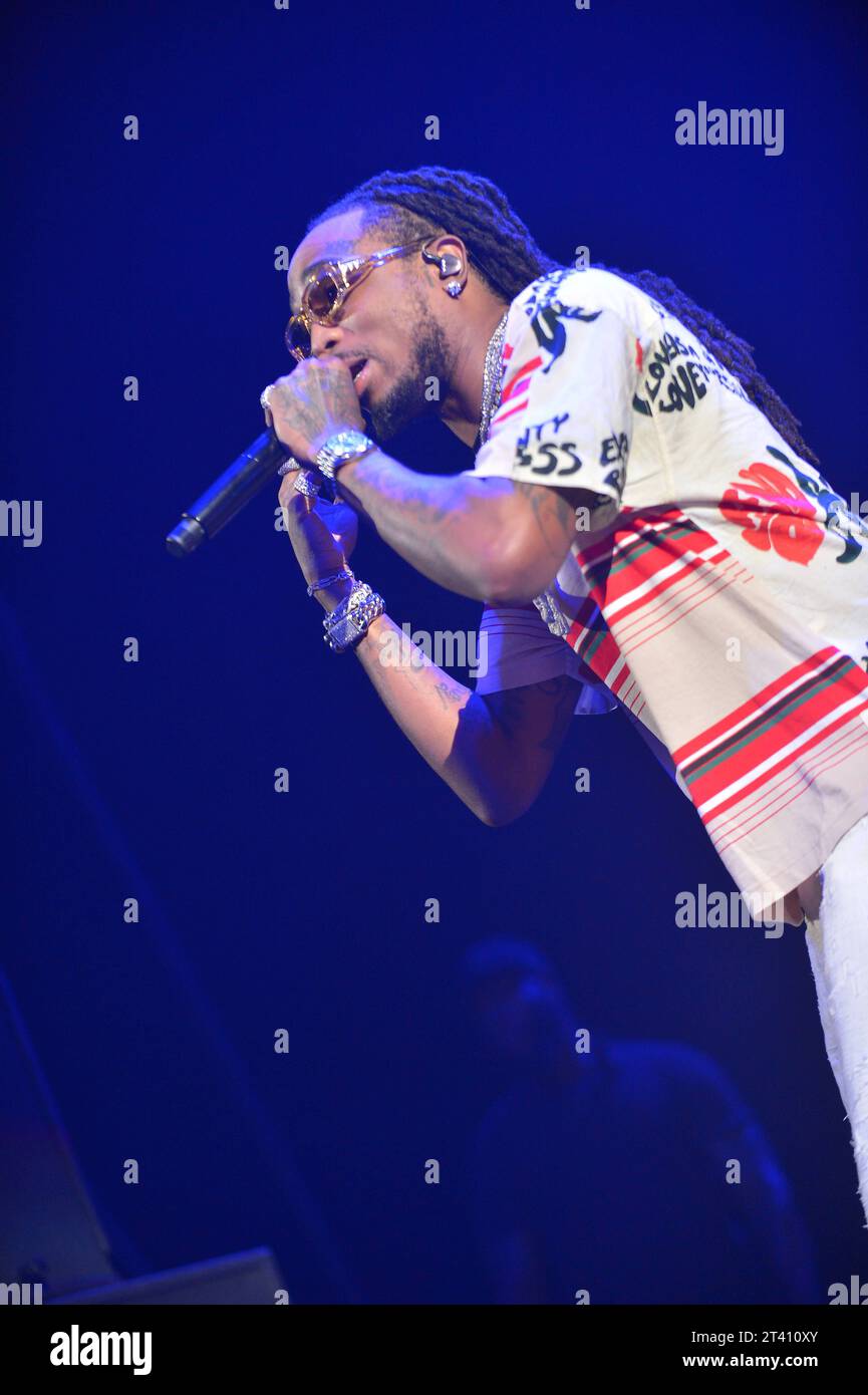 CORAL GABLES, FLORIDA - OCTOBER 26: Rapper Quavo performs live on stage ...