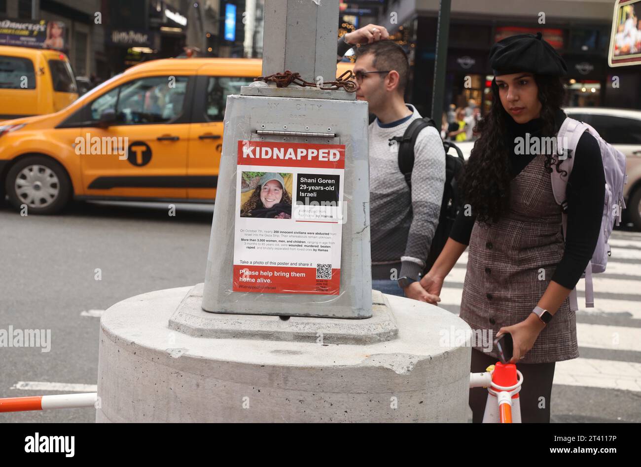 New York, New York, USA. 27th Oct, 2023. A view of the ""˜Kidnapped ...