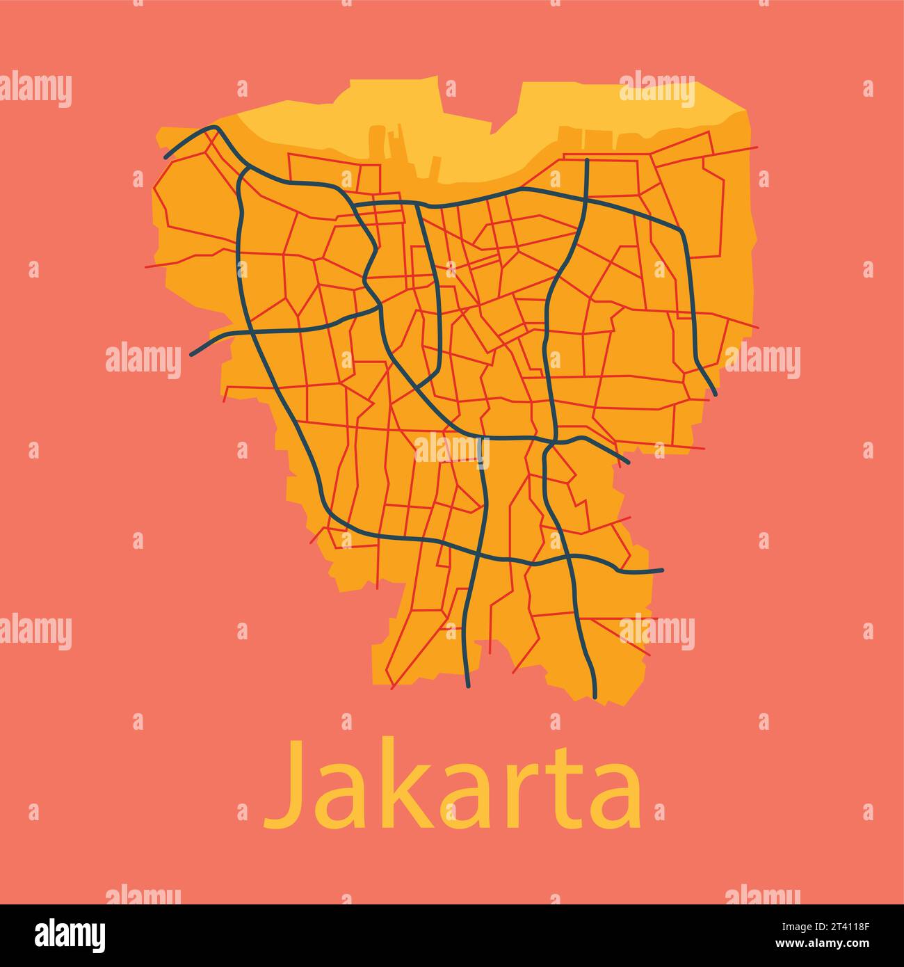 Indonesian capital jakarta Stock Vector Images - Alamy