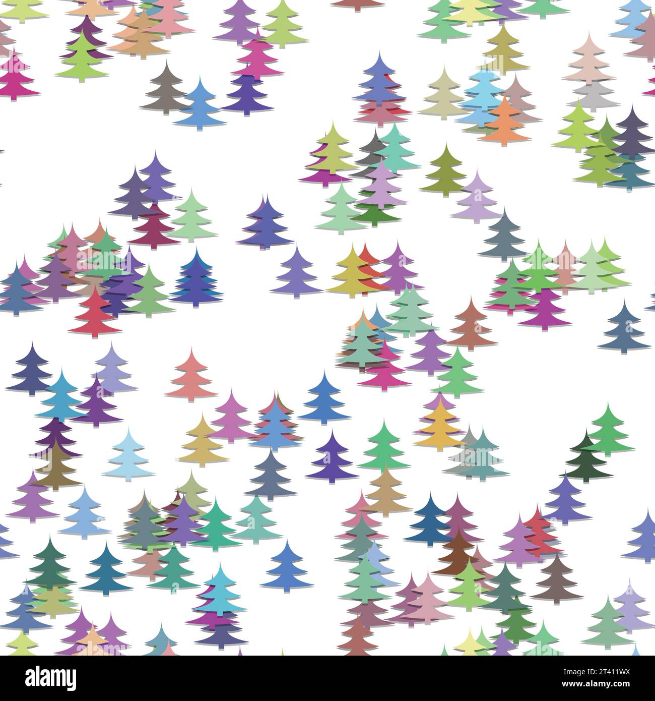 Colorful random christmas background decoration Vector Image Stock ...