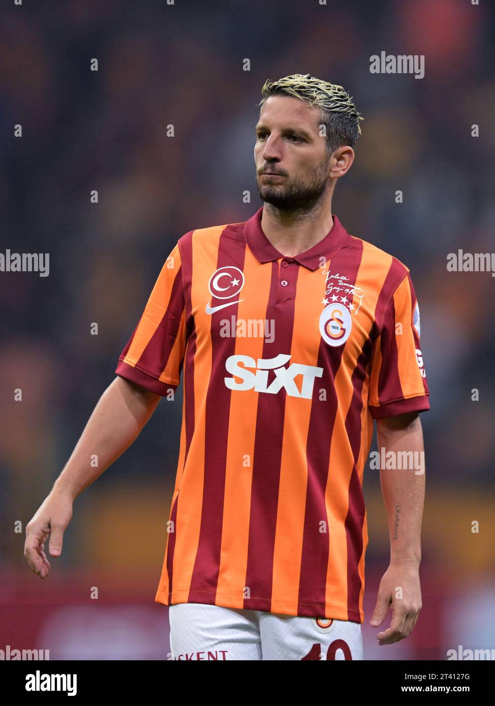 ISTANBUL - Dries Mertens of Galatasaray during the Turkish Super Lig ...