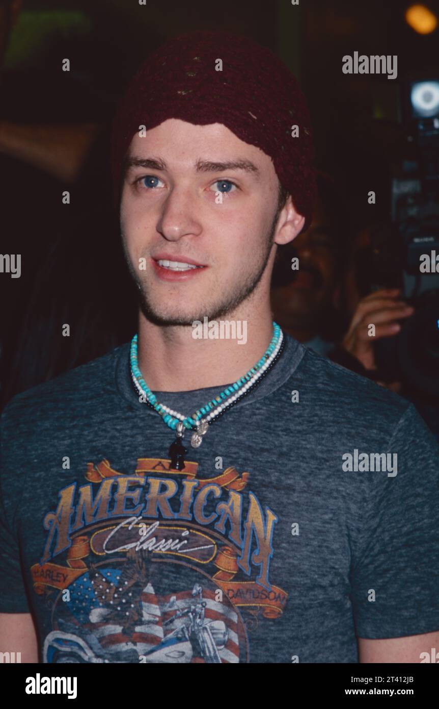 Justin Timberlake attends the opening night performance for Joey Fatone ...