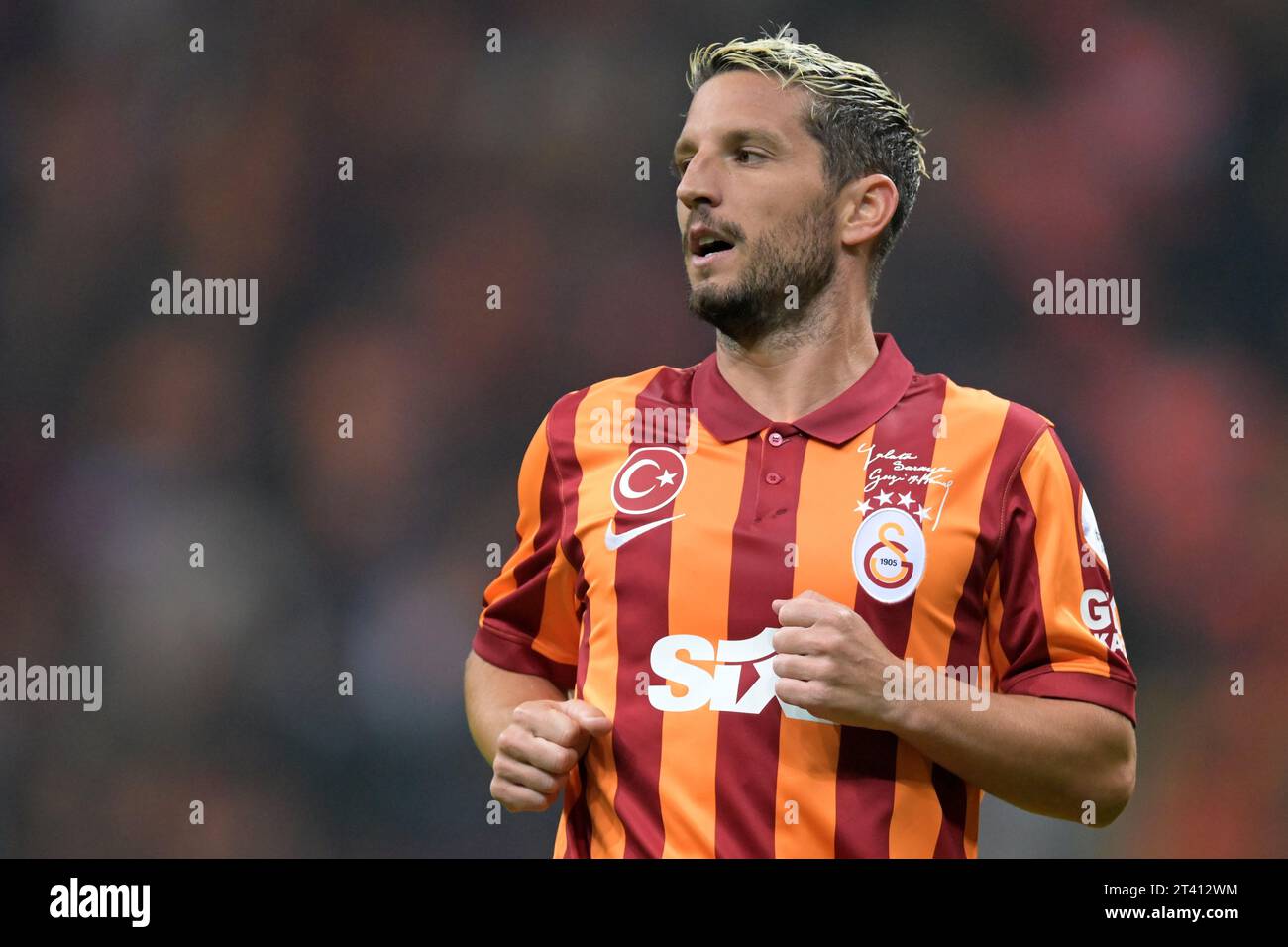 ISTANBUL - Dries Mertens of Galatasaray during the Turkish Super Lig ...