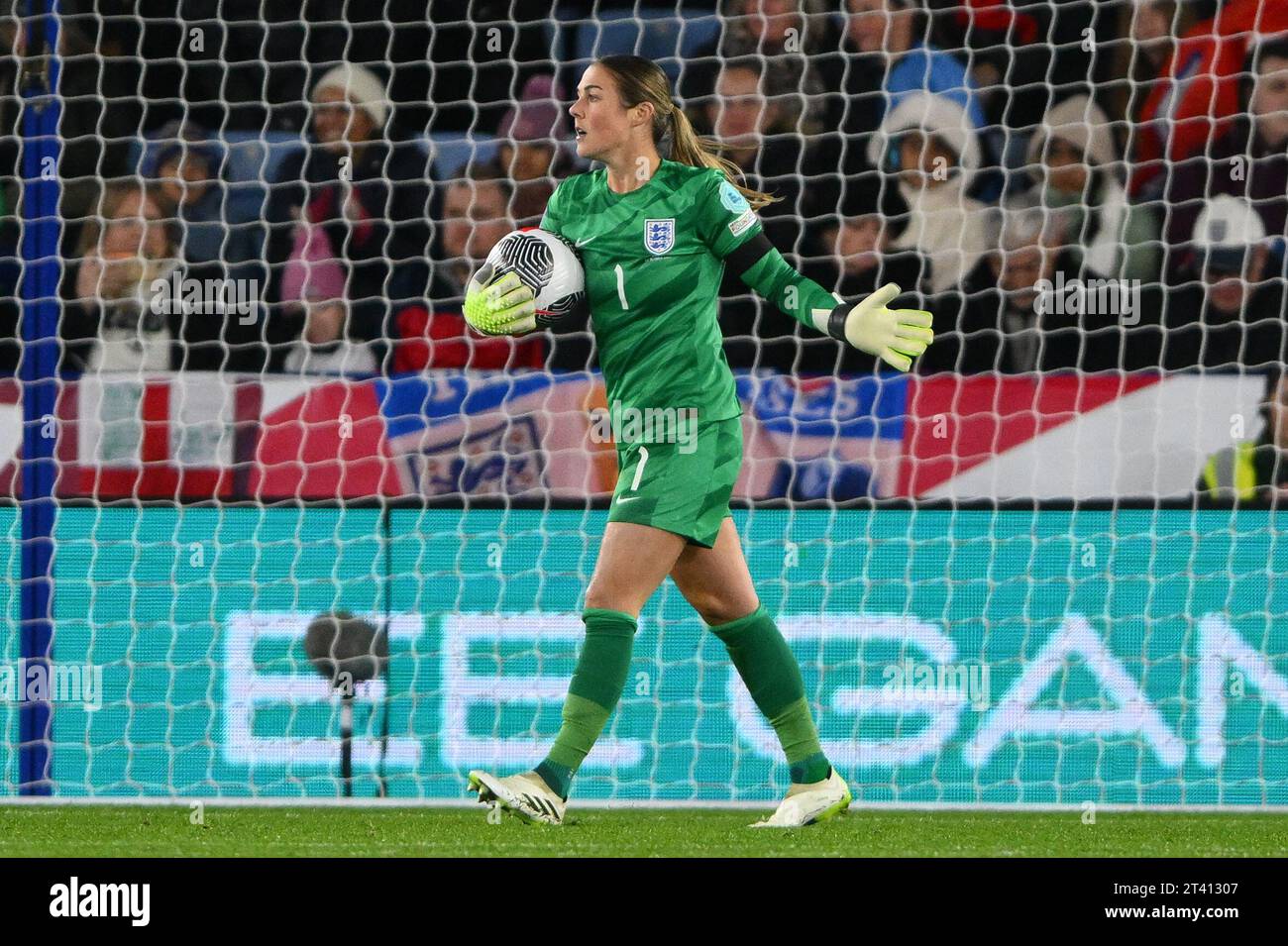 Mary Earps, England goalkeeper during the UEFA Nations League Group A1 ...