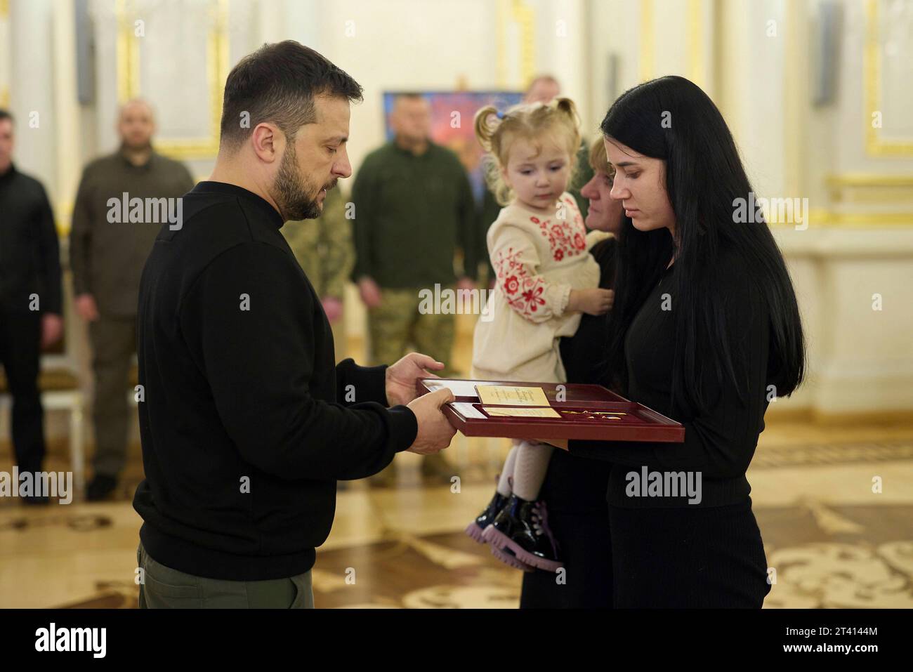 Kyiv, Ukraine. 27th Oct, 2023. Ukrainian President Volodymyr Zelenskyy ...