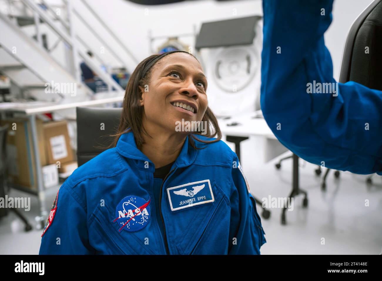 Hawthorne, California, USA. 15th Oct, 2023. The four SpaceX Crew-8 crew ...