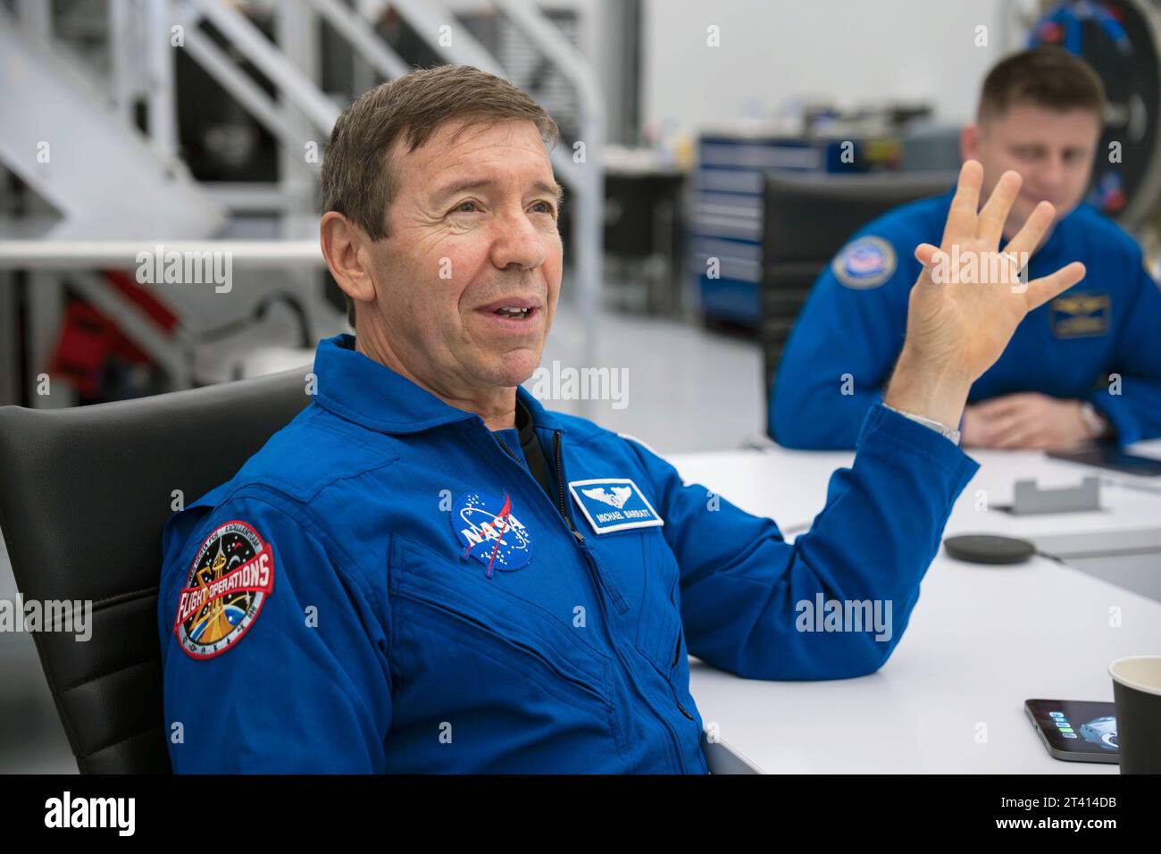Hawthorne, California, USA. 15th Oct, 2023. The four SpaceX Crew-8 crew ...