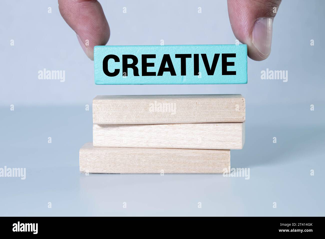 Creativity concept idea letters with bulb and wire abstract background ...