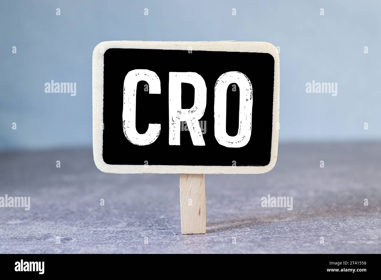 CRO text on white paper on light background with charts paper Stock ...