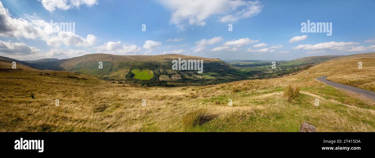 View across brecon beacons hi-res stock photography and images - Alamy