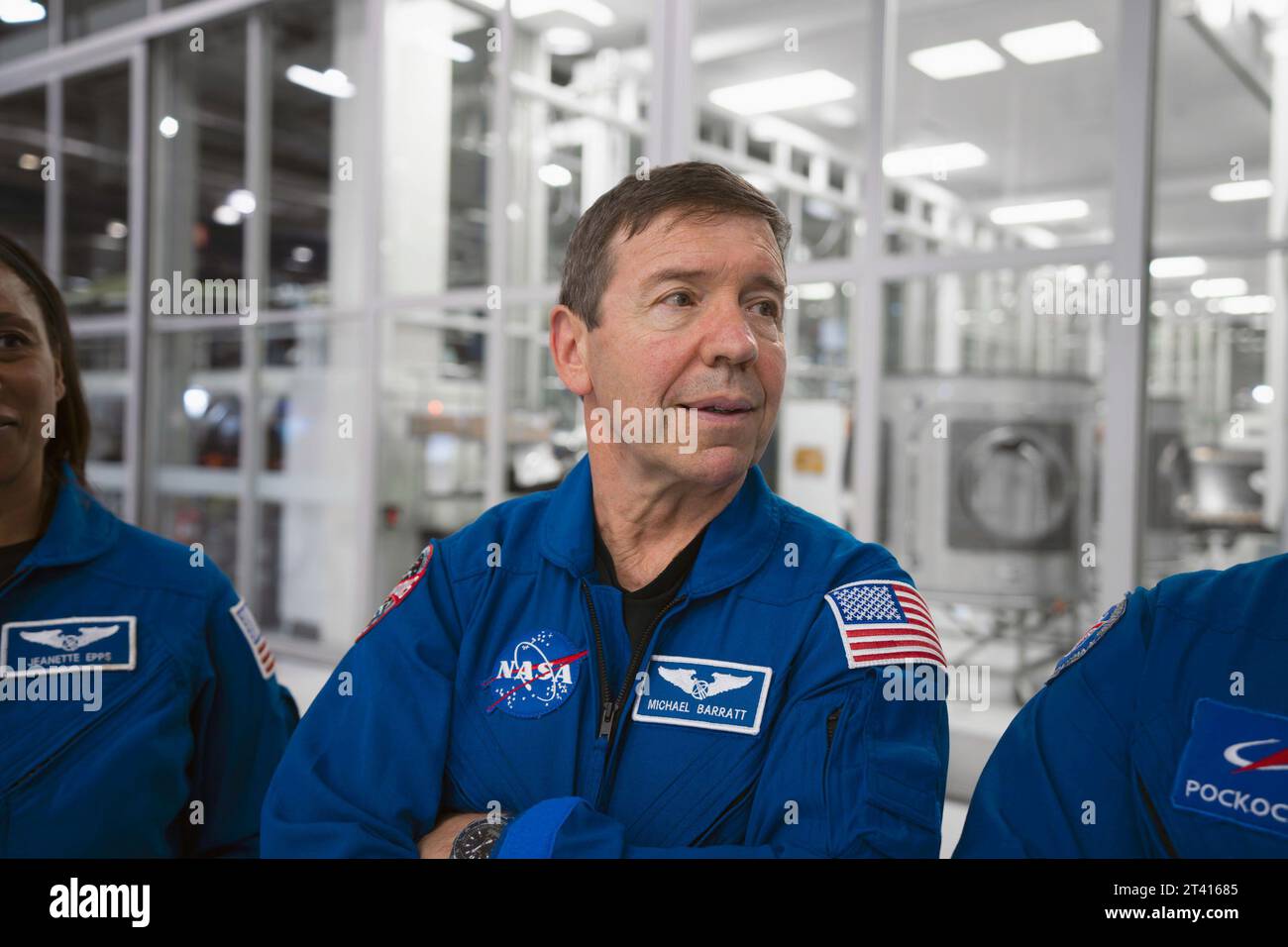 Hawthorne, California, USA. 15th Oct, 2023. The four SpaceX Crew-8 crew ...