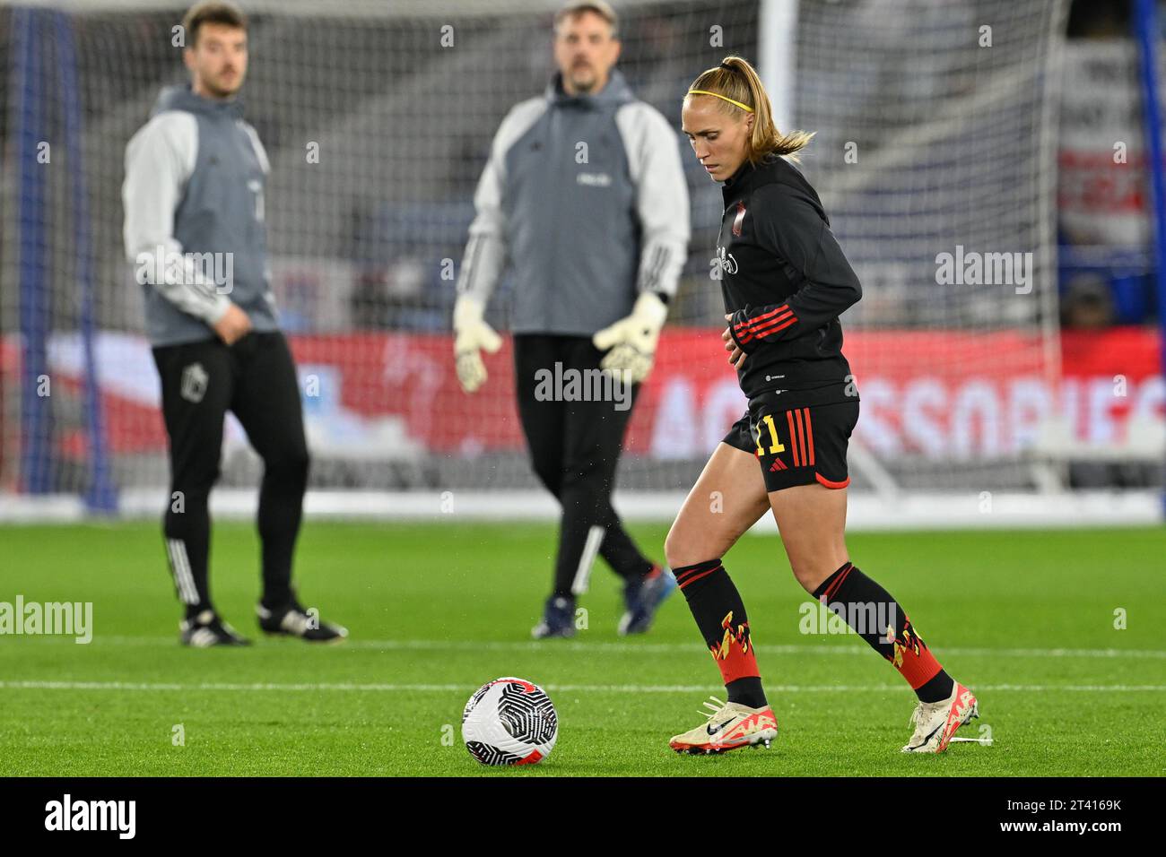 Leicester, UK. 27th Oct, 2023. Belgium's Janice Cayman pictured in ...