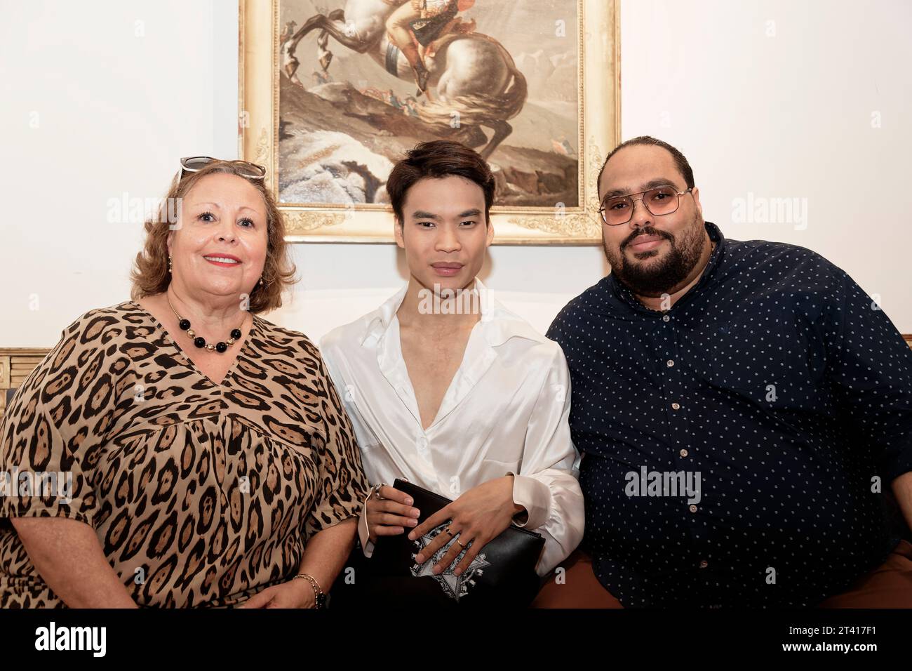 Paris, France. 11th Oct, 2023. Jeremy Bellet, Alexandre Fontaine and ...