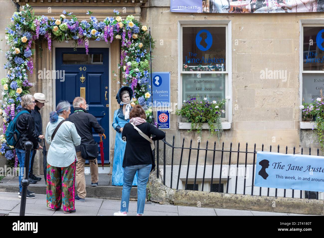Jane Austen writer centre museum, in Bath city centre, Somerset,England ...