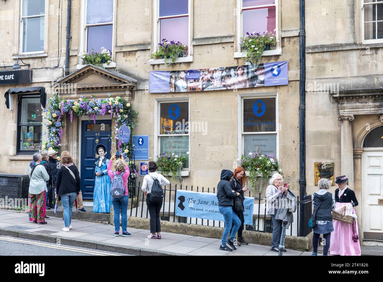 Jane Austen writer centre museum, in Bath city centre, Somerset,England ...