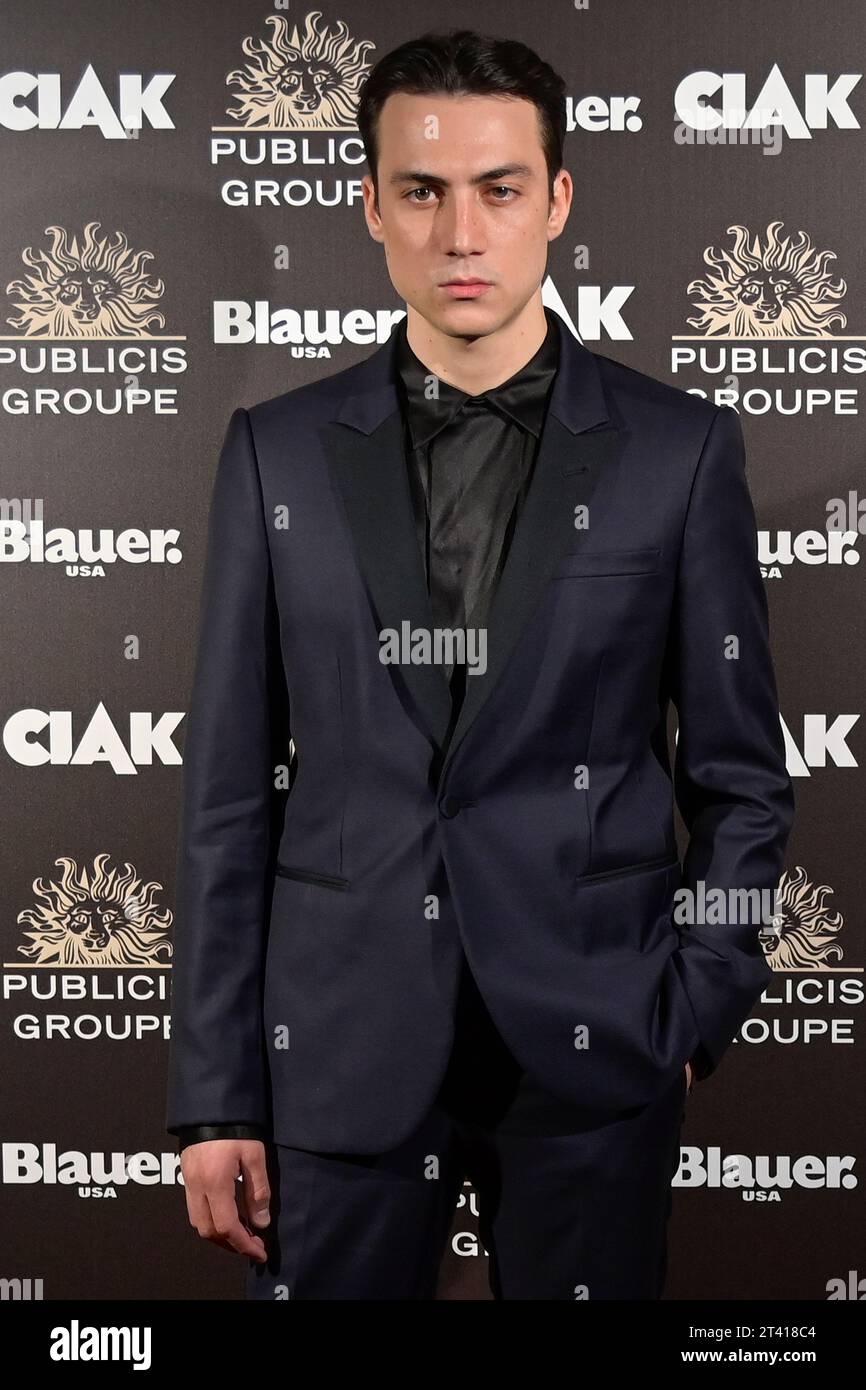 Rome, Italy. 27th Oct, 2023. Matteo Paolillo attends the Ciak Cocktail ...