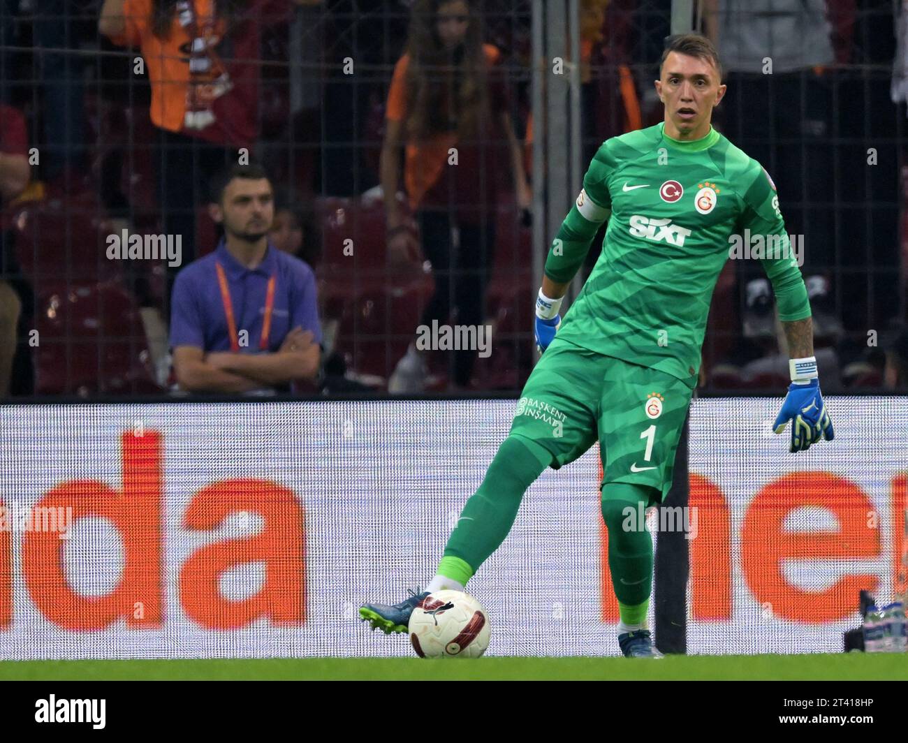 ISTANBUL - Galatasaray goalkeeper Fernando Muslera during the Turkish ...