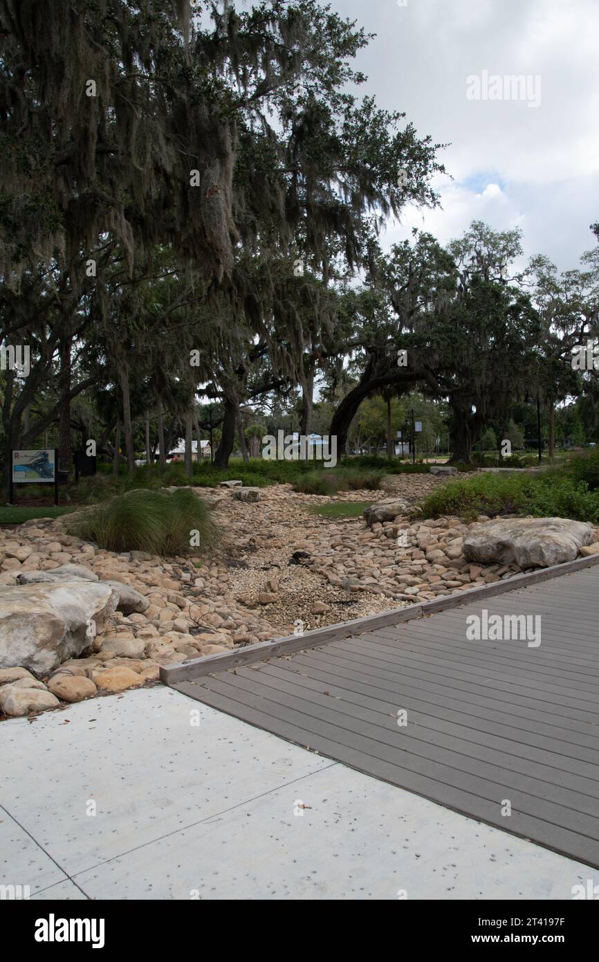 Bradenton, Florida, Manatee County-Scenes around Bradenton Riverwalk ...
