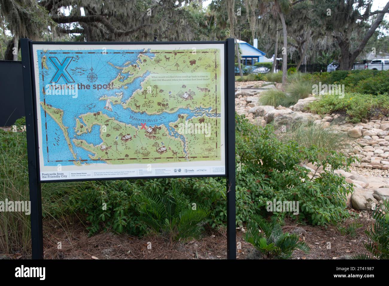 Bradenton, Florida in Manatee County. Scenes along the Bradenton ...