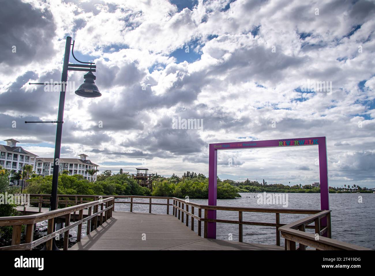 Bradenton, Florida in Manatee County. Scenes along the Bradenton ...