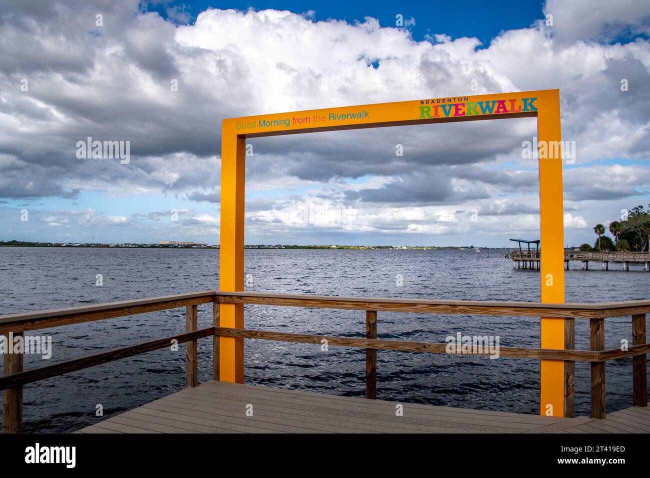 Bradenton, Florida in Manatee County. Scenes along the Bradenton ...