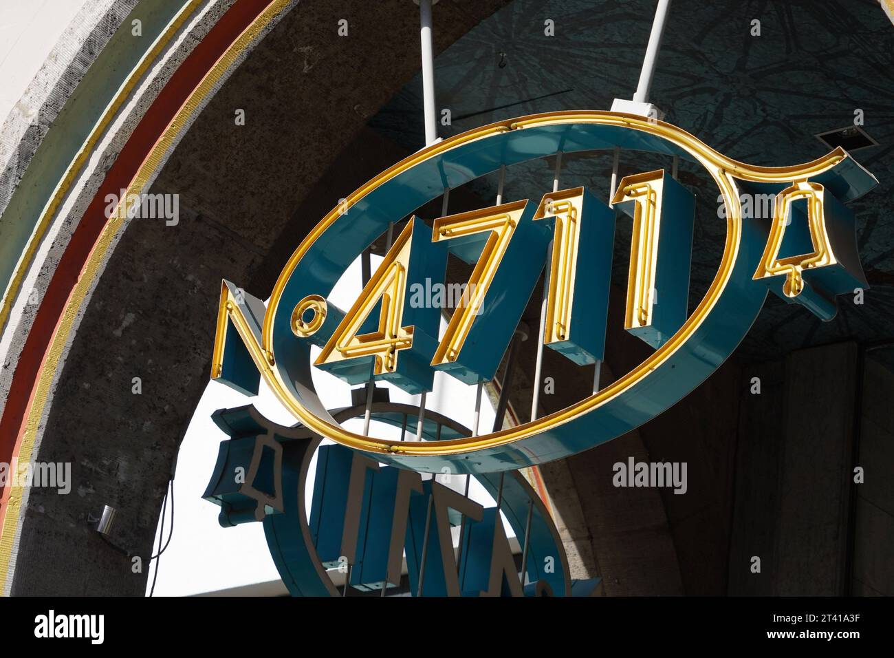 Köln, 17.10.2023, 4711, Logo, Parfüms, Dufthaus Glockengasse ...