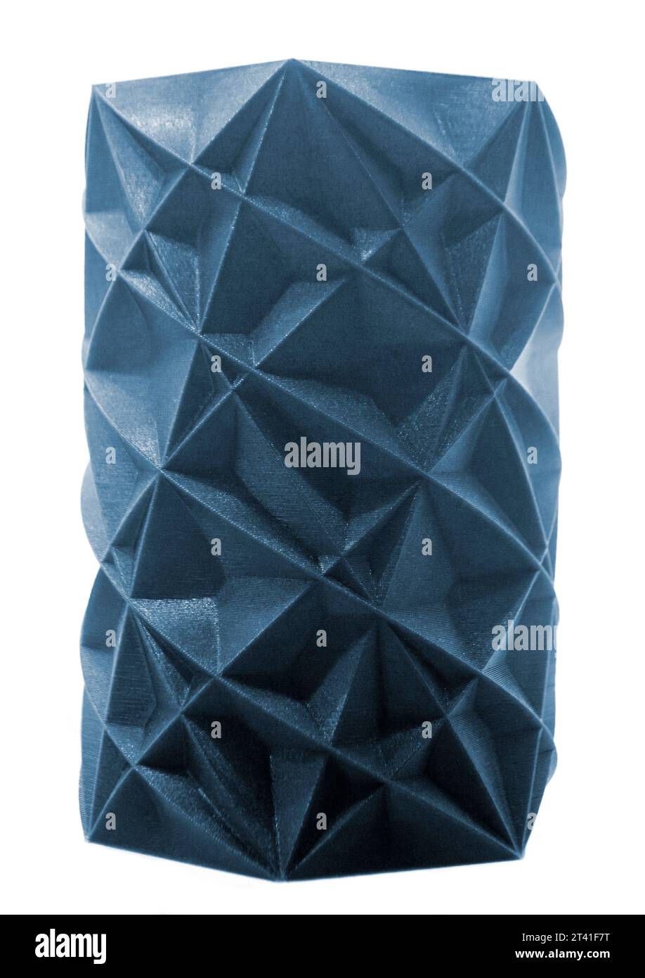 Art objects printed on 3D printer isolated on white background. Model ...