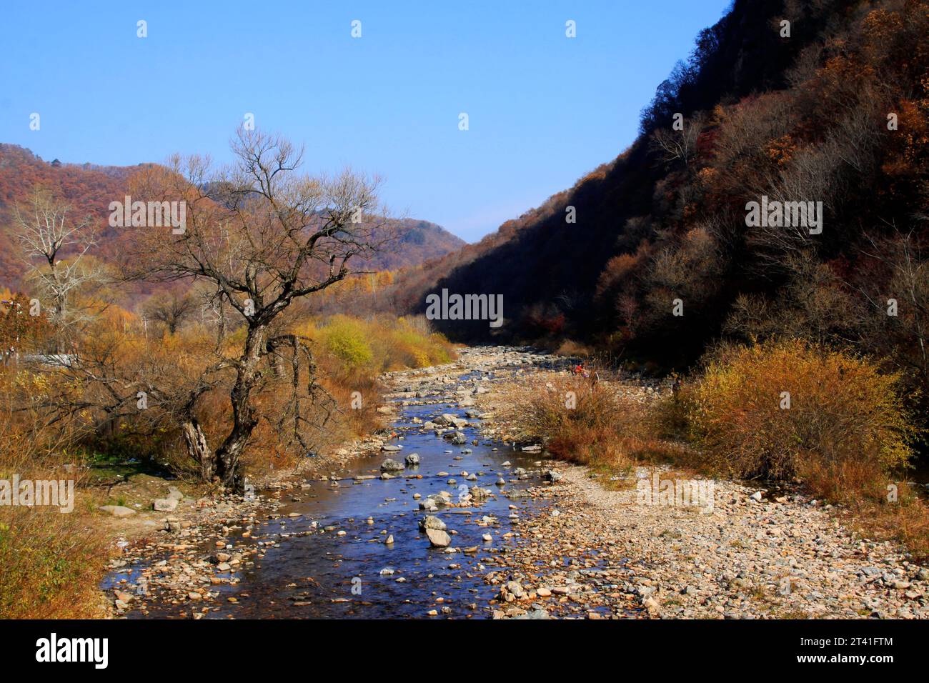GuanMenShan scenic natural landscape, Benxi City, Liaoning Province ...