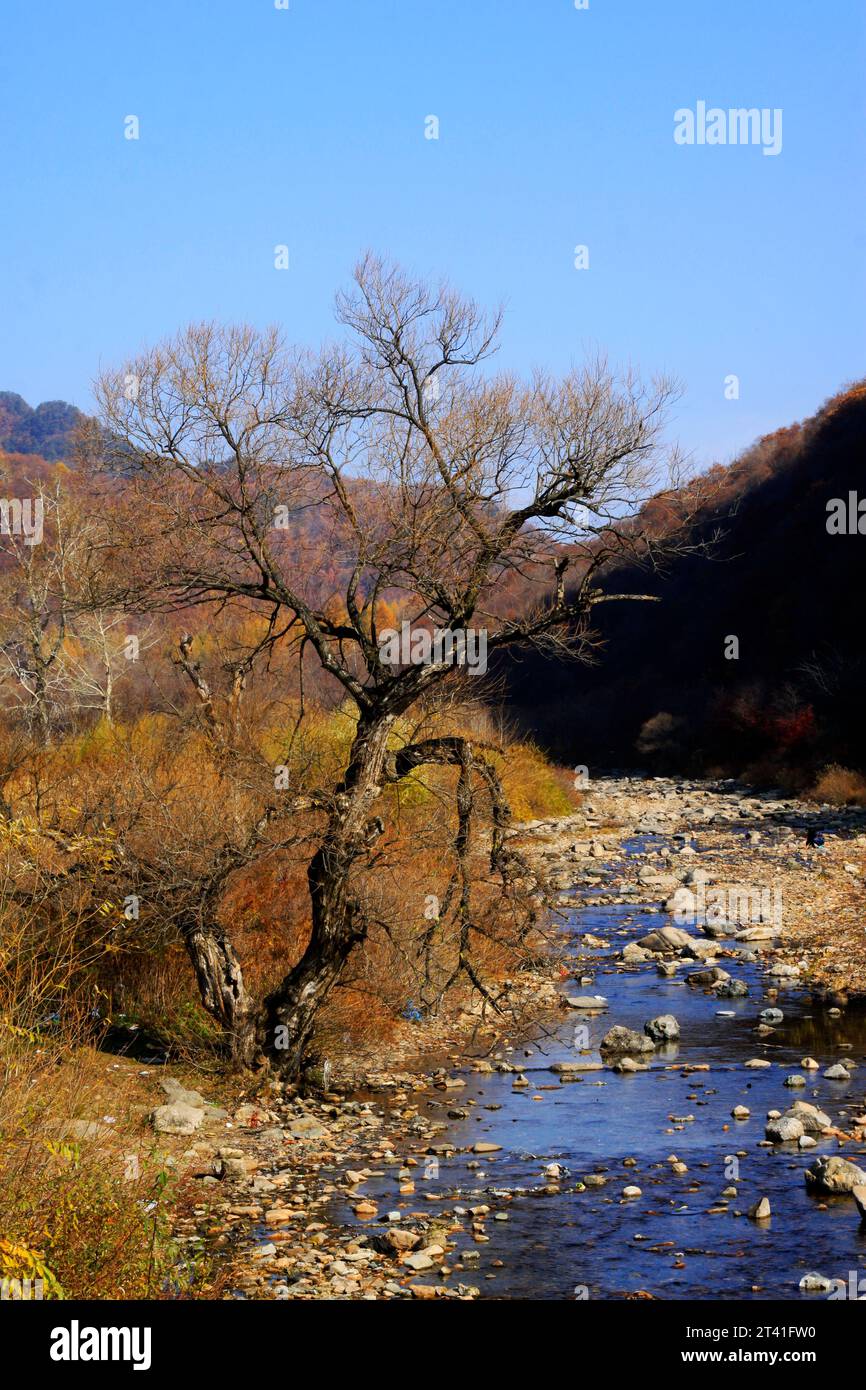 GuanMenShan scenic natural landscape, Benxi City, Liaoning Province ...